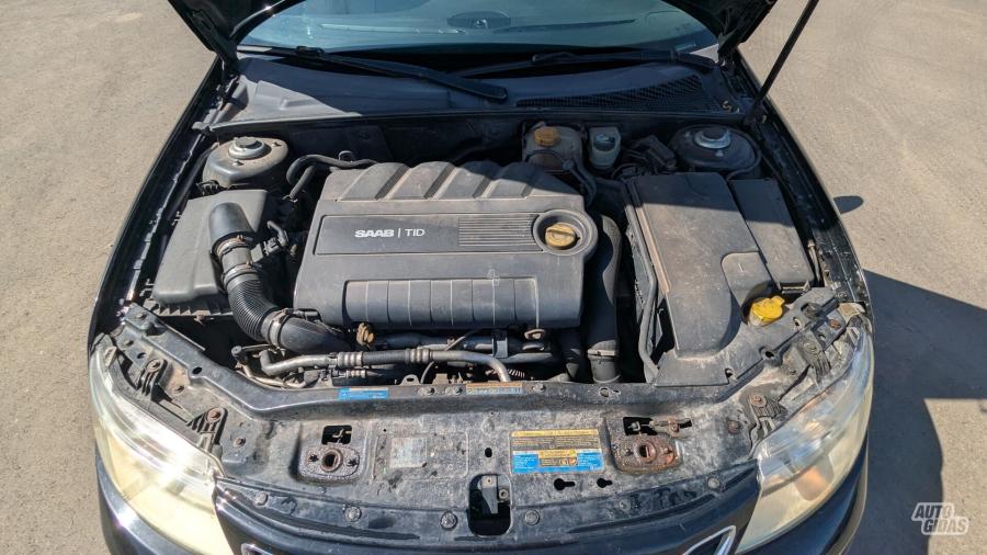 Black Saab 9-3 2006 in Kaunas, with an engine capacity of 1.90 L and mileage of 406 thousand km for 1490 €, photo 6 on AUTOMOTO.COM.LV