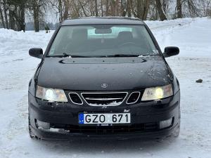 Black Saab 9-3 2007 in Vilnius, with an engine capacity of 1.91 L and mileage of 250 thousand km for 599 €, photo 2 on AUTOMOTO.COM.LV