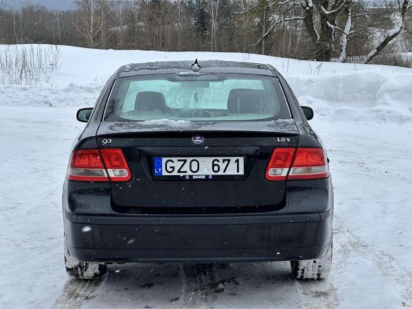 Melns Saab 9-3 2007 Viļņa, ar dzinēja tilpumu 1.91 L un nobraukumu 250 tūkst. km par 599 €, foto 5 vietnē AUTOMOTO.COM.LV