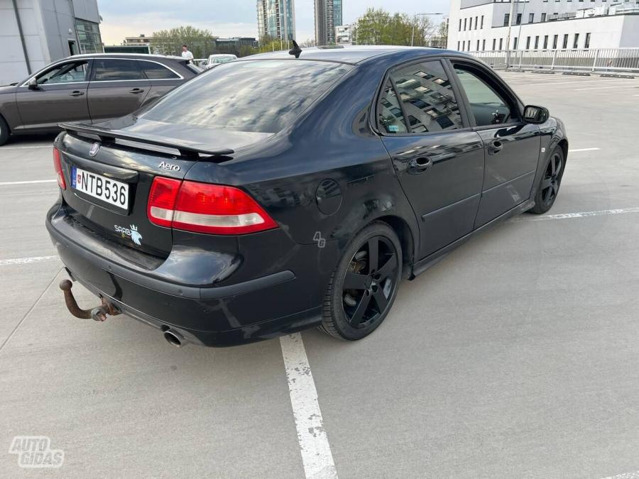 Black Saab 9-3 2007 in Vilnius, with an engine capacity of 2.80 L and mileage of 390 thousand km for 2000 €, photo 4 on AUTOMOTO.COM.LV