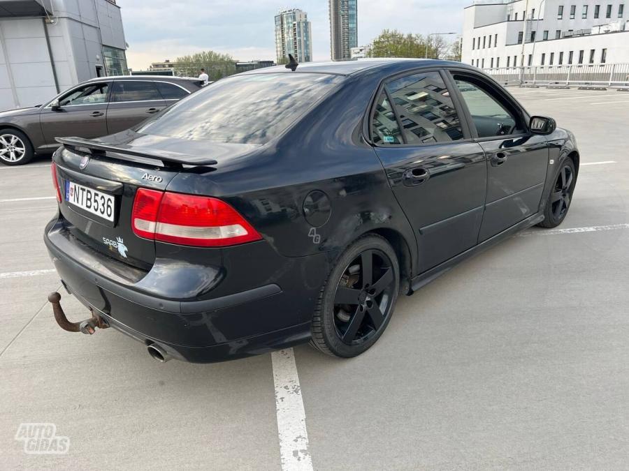 Black Saab 9-3 2007 in Vilnius, with an engine capacity of 2.80 L and mileage of 390 thousand km for 2000 €, photo 9 on AUTOMOTO.COM.LV