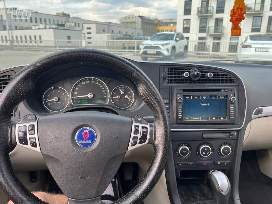 Black Saab 9-3 2007 in Vilnius, with an engine capacity of 2.80 L and mileage of 390 thousand km for 2000 €, photo 12 on AUTOMOTO.COM.LV