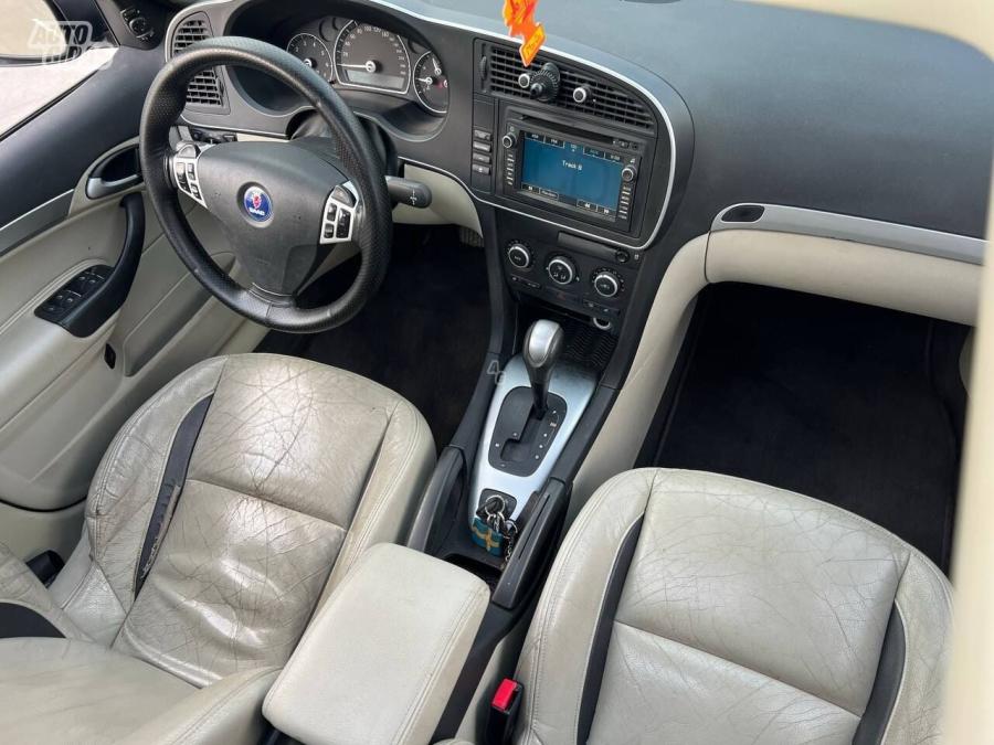 Black Saab 9-3 2007 in Vilnius, with an engine capacity of 2.80 L and mileage of 390 thousand km for 2000 €, photo 14 on AUTOMOTO.COM.LV