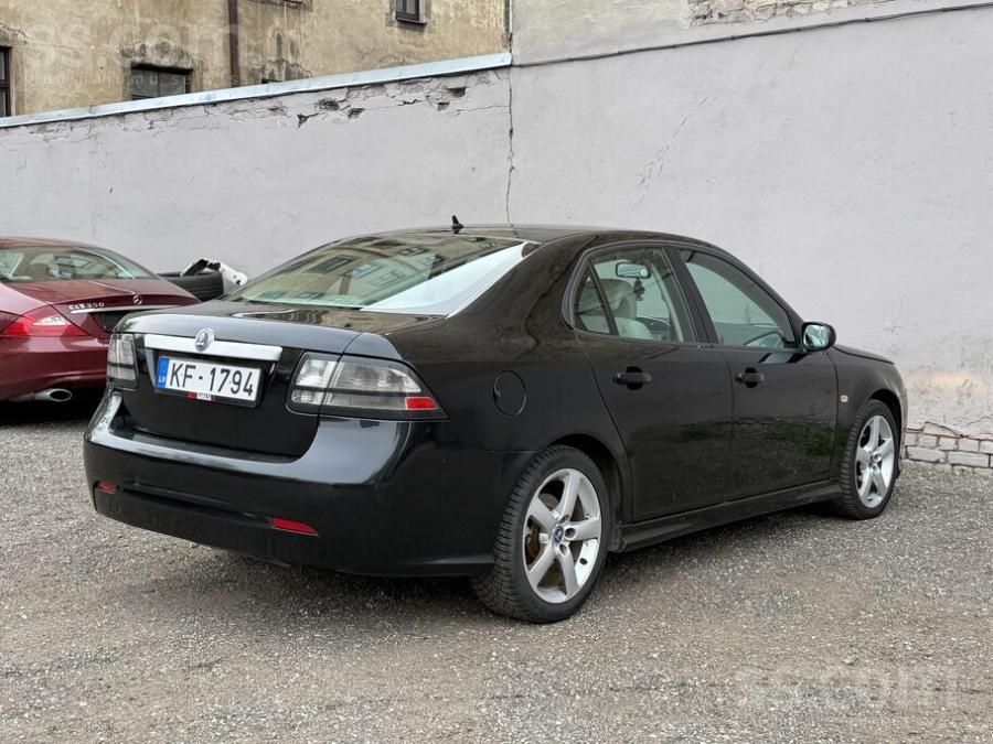 Melns Saab 9-3 2007 Rīga, ar dzinēja tilpumu 1.90 L un nobraukumu 305 tūkst. km par 1650 €, foto 7 vietnē AUTOMOTO.COM.LV