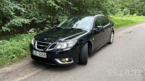 Melns Saab 9-3 2008 Rīga, ar dzinēja tilpumu 2.00 L un nobraukumu 270 tūkst. km par 3000 €, foto  vietnē AUTOMOTO.COM.LV