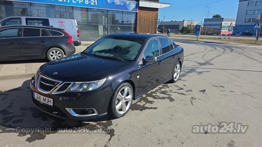 Melns Saab 9-3 2008 Tallina, ar dzinēja tilpumu 2.80 L un nobraukumu 159 tūkst. km par 7900 €, foto 1 vietnē AUTOMOTO.COM.LV
