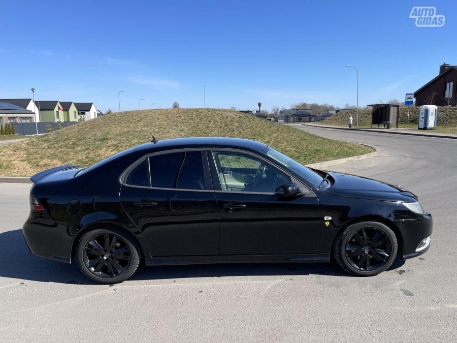 Black Saab 9-3 2008 in Kaunas, with an engine capacity of 1.90 L and mileage of 335 thousand km for 3500 €, photo 6 on AUTOMOTO.COM.LV