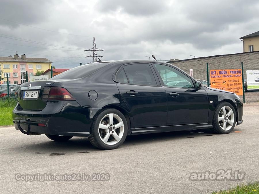 Black Saab 9-3 2008 in Narva, with an engine capacity of 1.90 L and mileage of 430 thousand km for 2499 €, photo 6 on AUTOMOTO.COM.LV