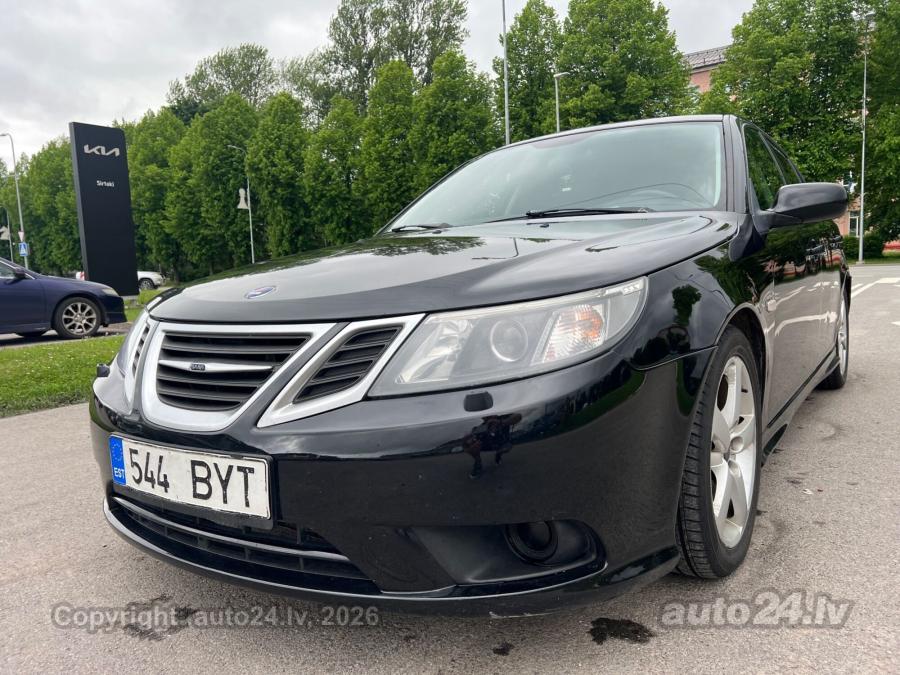 Black Saab 9-3 2008 in Narva, with an engine capacity of 1.90 L and mileage of 430 thousand km for 2499 €, photo 10 on AUTOMOTO.COM.LV