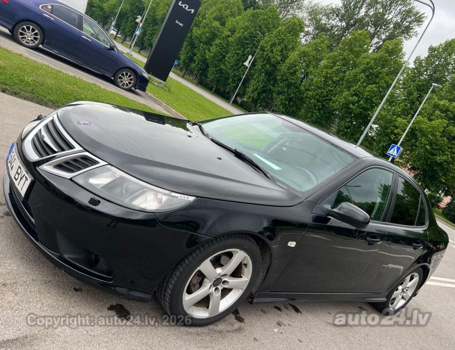 Black Saab 9-3 2008 in Narva, with an engine capacity of 1.90 L and mileage of 430 thousand km for 2499 €, photo 11 on AUTOMOTO.COM.LV