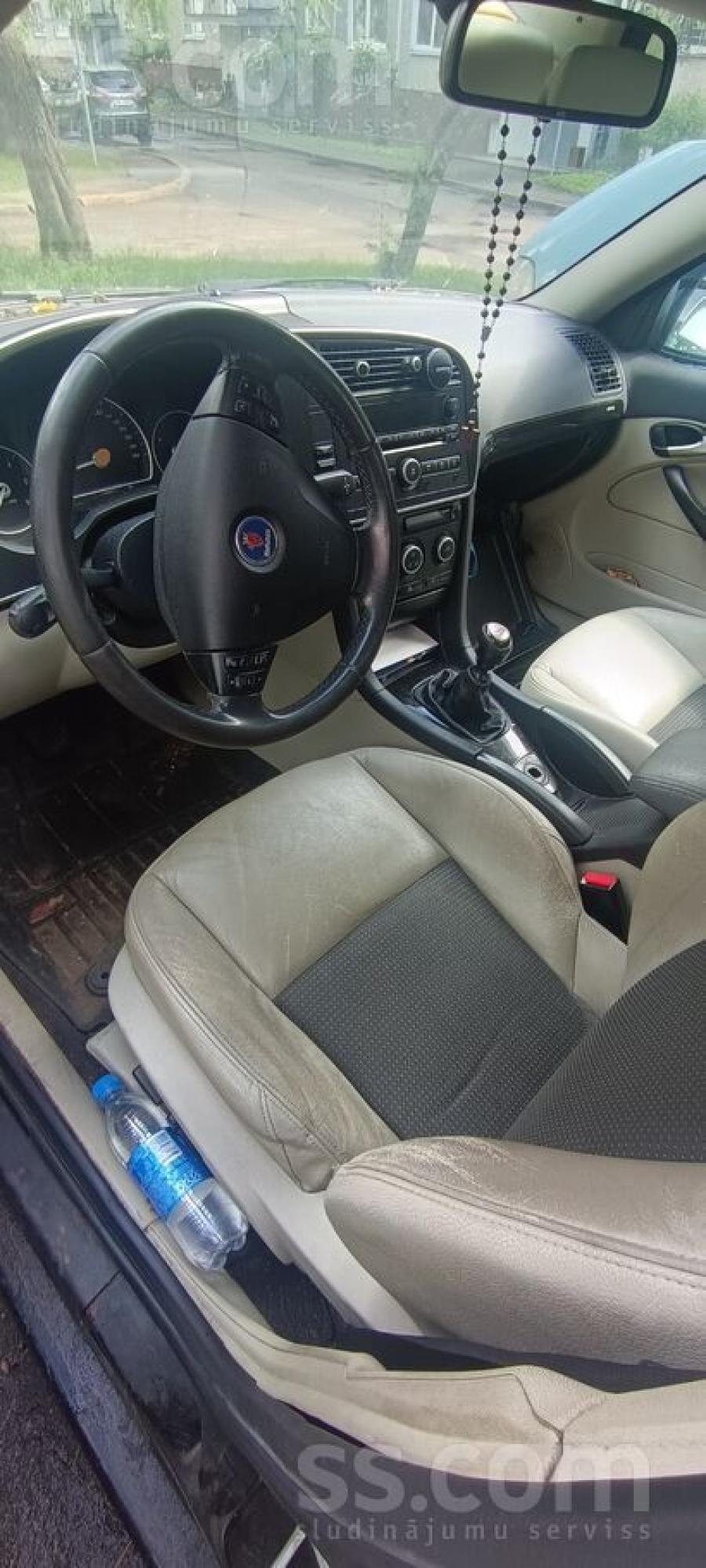 Melns Saab 9-3 2008 Rīga, ar dzinēja tilpumu 1.90 L un nobraukumu 295 tūkst. km par 700 €, foto 5 vietnē AUTOMOTO.COM.LV