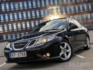 Black Saab 9-3 2008 in Riga, with an engine capacity of 1.90 L and mileage of 295 thousand km for 2500 €, photo  on AUTOMOTO.COM.LV