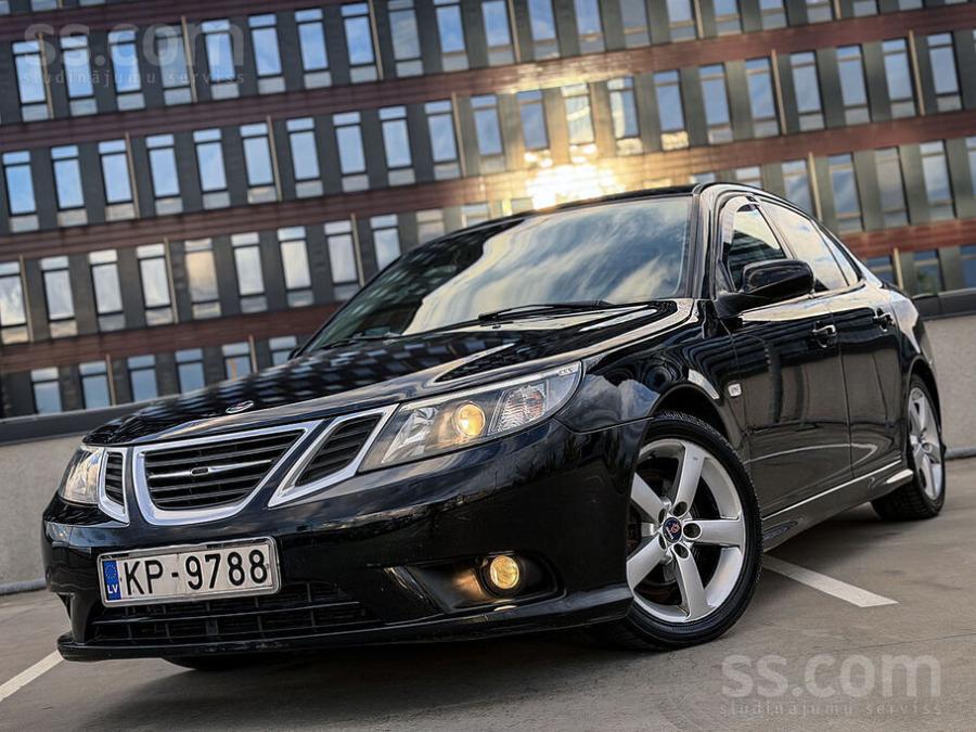 Melns Saab 9-3 2008 Rīga, ar dzinēja tilpumu 1.90 L un nobraukumu 295 tūkst. km par 2500 €, foto 1 vietnē AUTOMOTO.COM.LV