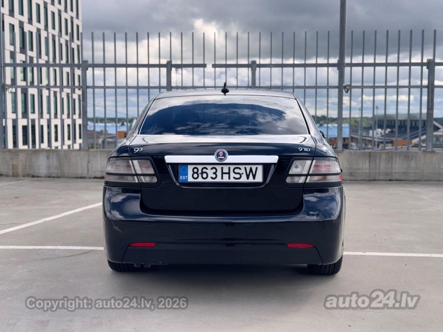 Black Saab 9-3 2008 in Tallinn, with an engine capacity of 1.90 L and mileage of 357 thousand km for 1999 €, photo 7 on AUTOMOTO.COM.LV