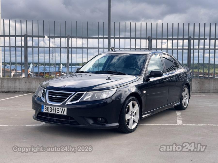Black Saab 9-3 2008 in Tallinn, with an engine capacity of 1.90 L and mileage of 357 thousand km for 1999 €, photo 10 on AUTOMOTO.COM.LV
