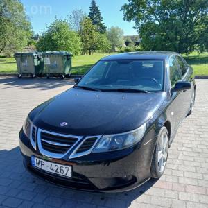 Черный Сааб 9-3 2008 в Цесис, объемом двигателя 1.90 л и пробегом 340 тыс. км за 1700 €, фото  на AUTOMOTO.COM.LV