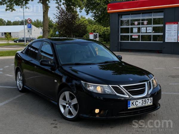 Melns Saab 9-3 2008 Rīga, ar dzinēja tilpumu 1.90 L un nobraukumu 262 tūkst. km par 2450 €, foto 2 vietnē AUTOMOTO.COM.LV