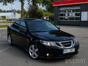 Black Saab 9-3 2008 in Riga, with an engine capacity of 1.90 L and mileage of 262 thousand km for 2450 €, photo 3 on AUTOMOTO.COM.LV