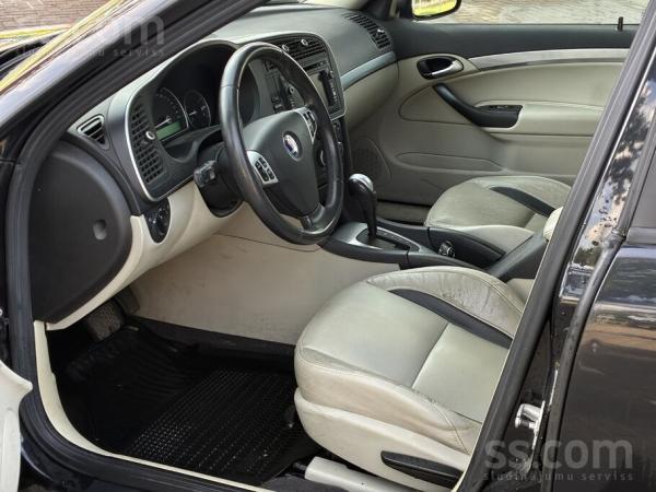 Melns Saab 9-3 2008 Rīga, ar dzinēja tilpumu 1.90 L un nobraukumu 262 tūkst. km par 2450 €, foto 6 vietnē AUTOMOTO.COM.LV