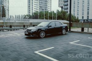 Black Saab 9-3 2008 in Riga, with an engine capacity of 2.80 L and mileage of 258 thousand km for 12990 €, photo  on AUTOMOTO.COM.LV
