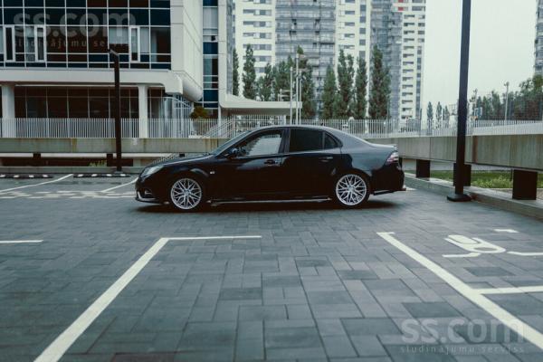 Черный Сааб 9-3 2008 в Рига, объемом двигателя 2.80 л и пробегом 258 тыс. км за 12990 €, фото 8 на AUTOMOTO.COM.LV