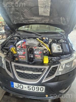 Black Saab 9-3 2008 in Riga, with an engine capacity of 2.80 L and mileage of 258 thousand km for 12990 €, photo 12 on AUTOMOTO.COM.LV