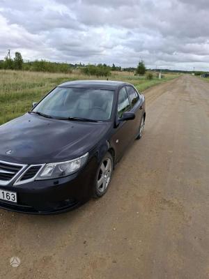 Черный Сааб 9-3 2008 в Клайпеда, объемом двигателя 1.91 л и пробегом 254 тыс. км за 1200 €, фото 3 на AUTOMOTO.COM.LV
