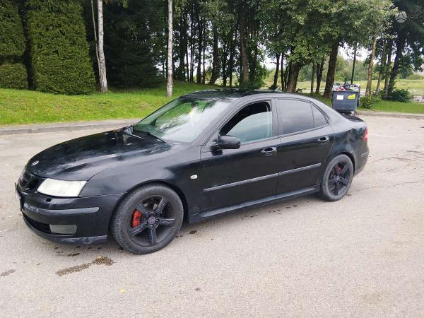 Melns Saab 9-3 2008 Šilalė, ar dzinēja tilpumu 1.91 L un nobraukumu 300 tūkst. km par 700 €, foto 1 vietnē AUTOMOTO.COM.LV