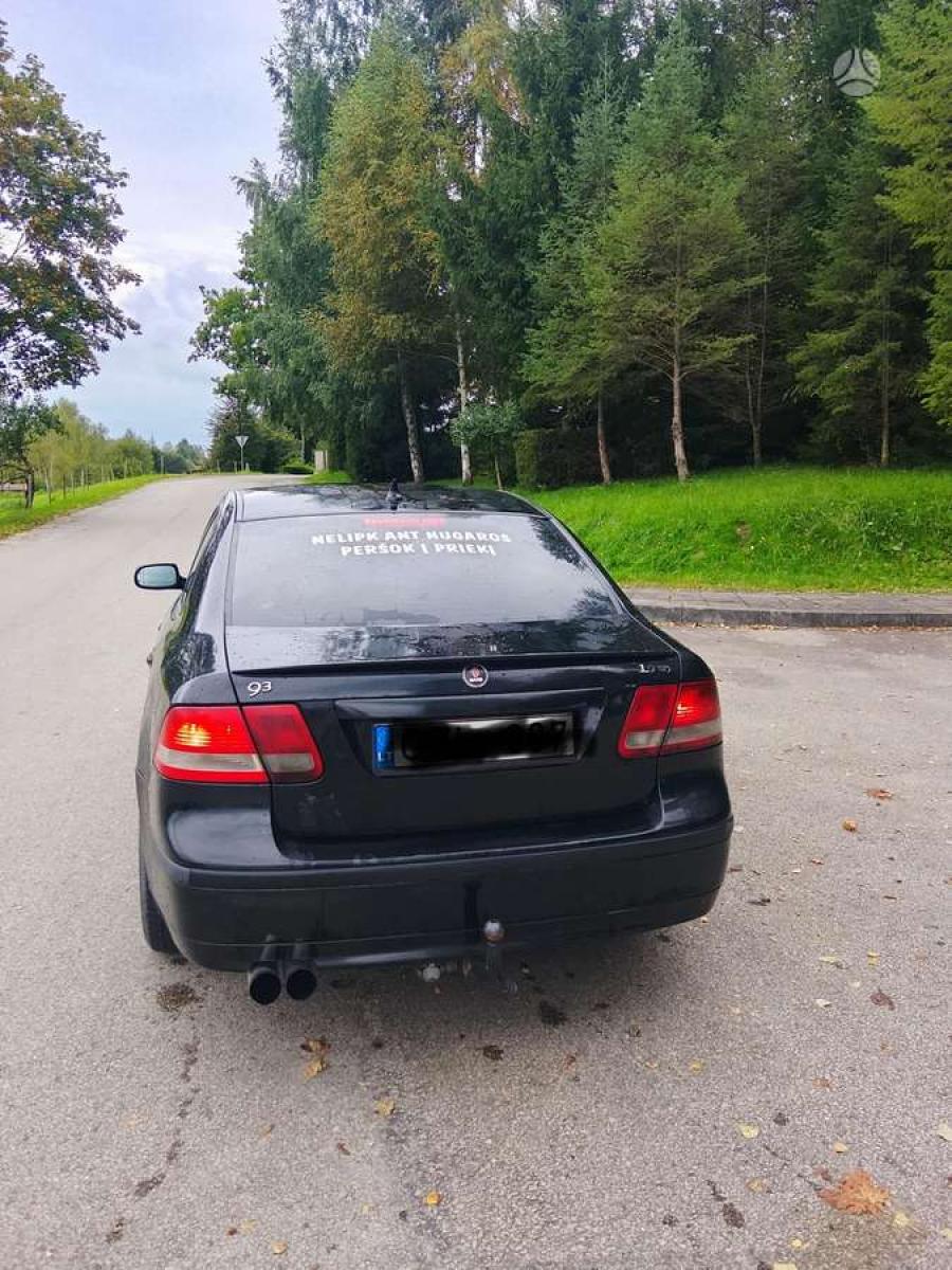 Black Saab 9-3 2008 in Silale, with an engine capacity of 1.91 L and mileage of 300 thousand km for 700 €, photo 8 on AUTOMOTO.COM.LV