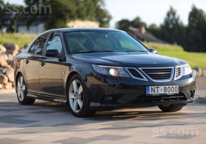 Черный Сааб 9-3 2009 в Цесис, объемом двигателя 1.90 л и пробегом 263 тыс. км за 6150 €, фото  на AUTOMOTO.COM.LV