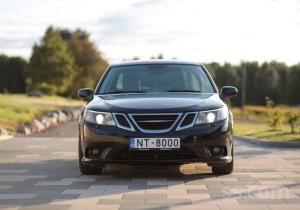 Black Saab 9-3 2009 in Cesis, with an engine capacity of 1.90 L and mileage of 263 thousand km for 6150 €, photo 4 on AUTOMOTO.COM.LV