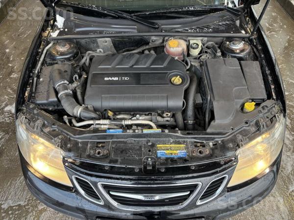 Melns Saab 9-3 2005 Rīga, ar dzinēja tilpumu 1.90 L un nobraukumu 300 tūkst. km par 2300 €, foto 4 vietnē AUTOMOTO.COM.LV