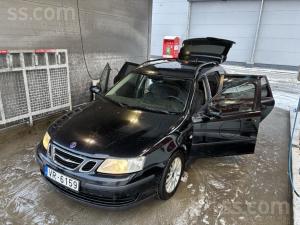 Black Saab 9-3 2005 in Riga, with an engine capacity of 1.90 L and mileage of 300 thousand km for 2300 €, photo 5 on AUTOMOTO.COM.LV