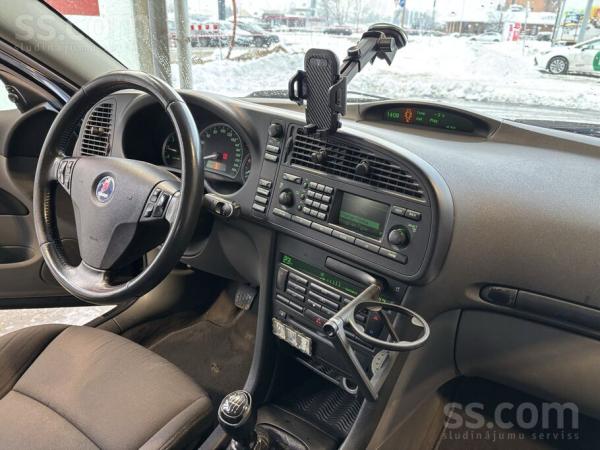 Melns Saab 9-3 2005 Rīga, ar dzinēja tilpumu 1.90 L un nobraukumu 300 tūkst. km par 2300 €, foto 10 vietnē AUTOMOTO.COM.LV