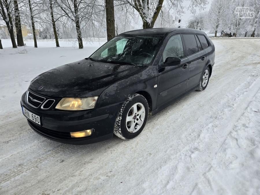 Black Saab 9-3 2005 in Radviliskis, with an engine capacity of 1.90 L and mileage of 365 thousand km for 1180 €, photo 1 on AUTOMOTO.COM.LV