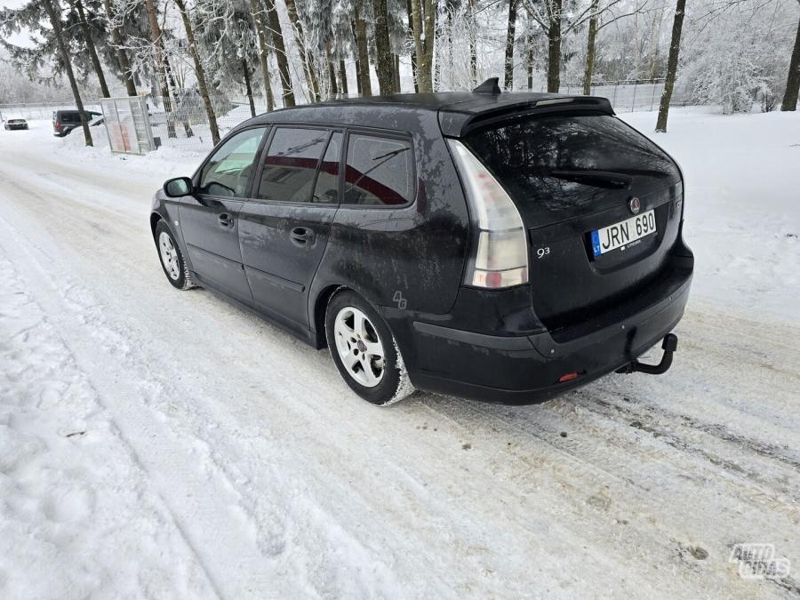 Black Saab 9-3 2005 in Radviliskis, with an engine capacity of 1.90 L and mileage of 365 thousand km for 1180 €, photo 4 on AUTOMOTO.COM.LV