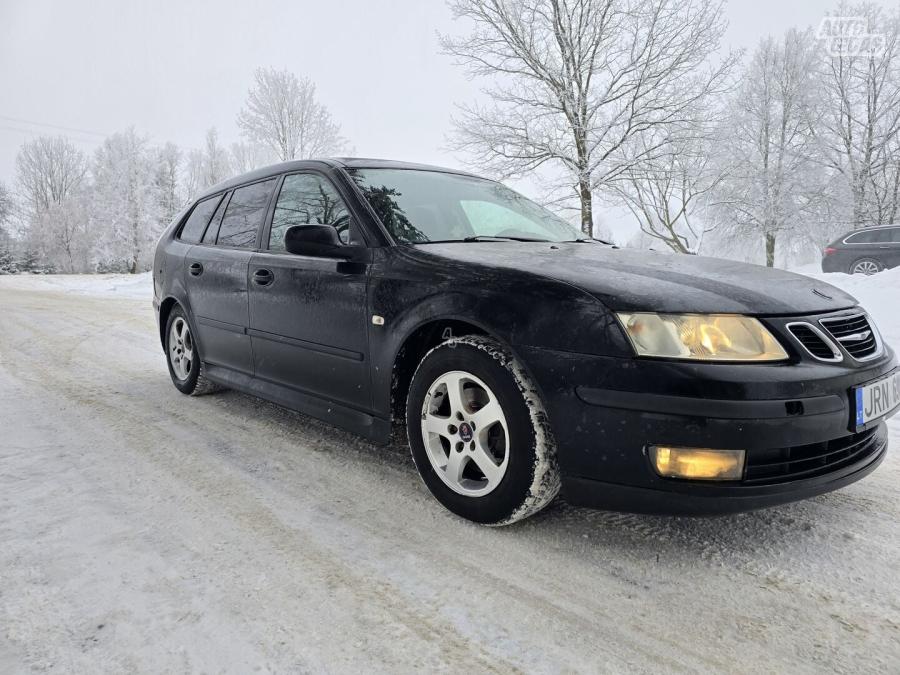 Black Saab 9-3 2005 in Radviliskis, with an engine capacity of 1.90 L and mileage of 365 thousand km for 1180 €, photo 6 on AUTOMOTO.COM.LV