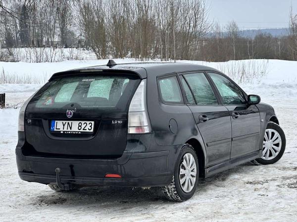 Melns Saab 9-3 2005 Viļņa, ar dzinēja tilpumu 1.91 L un nobraukumu 300 tūkst. km par 599 €, foto 6 vietnē AUTOMOTO.COM.LV