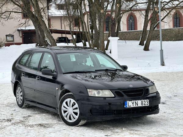Melns Saab 9-3 2005 Viļņa, ar dzinēja tilpumu 1.91 L un nobraukumu 300 tūkst. km par 599 €, foto 7 vietnē AUTOMOTO.COM.LV