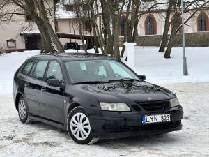 Black Saab 9-3 2005 in Vilnius, with an engine capacity of 1.91 L and mileage of 300 thousand km for 599 €, photo 7 on AUTOMOTO.COM.LV