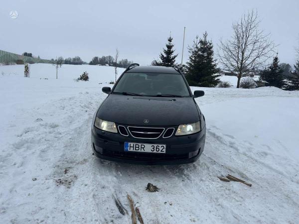 Black Saab 9-3 2005 in Kaunas, with an engine capacity of 1.91 L and mileage of 373 thousand km for 1000 €, photo 2 on AUTOMOTO.COM.LV