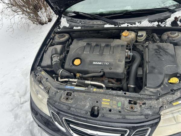 Black Saab 9-3 2005 in Kaunas, with an engine capacity of 1.91 L and mileage of 373 thousand km for 1000 €, photo 10 on AUTOMOTO.COM.LV