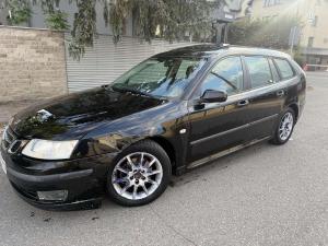 Black Saab 9-3 2005 in Kaunas, with an engine capacity of 1.91 L and mileage of 378 thousand km for 1250 €, photo 3 on AUTOMOTO.COM.LV