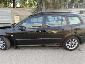 Black Saab 9-3 2005 in Kaunas, with an engine capacity of 1.91 L and mileage of 378 thousand km for 1250 €, photo 9 on AUTOMOTO.COM.LV