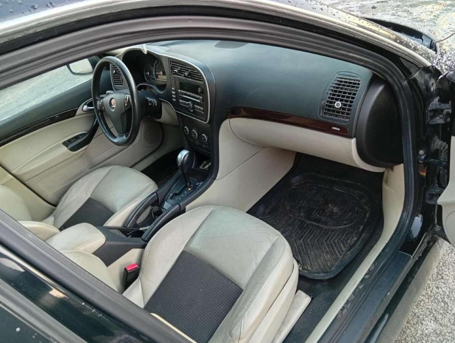 Black Saab 9-3 2006 in Panevezys, with an engine capacity of 1.90 L and mileage of 315 thousand km for 1450 €, photo 12 on AUTOMOTO.COM.LV