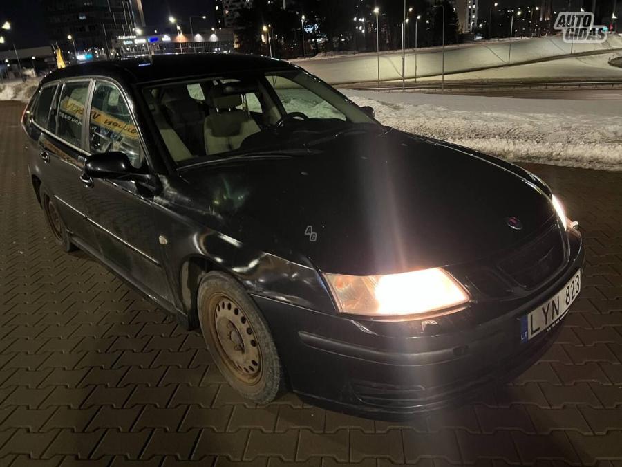 Black Saab 9-3 2006 in Vilnius, with an engine capacity of 1.90 L and mileage of 396 thousand km for 650 €, photo 8 on AUTOMOTO.COM.LV