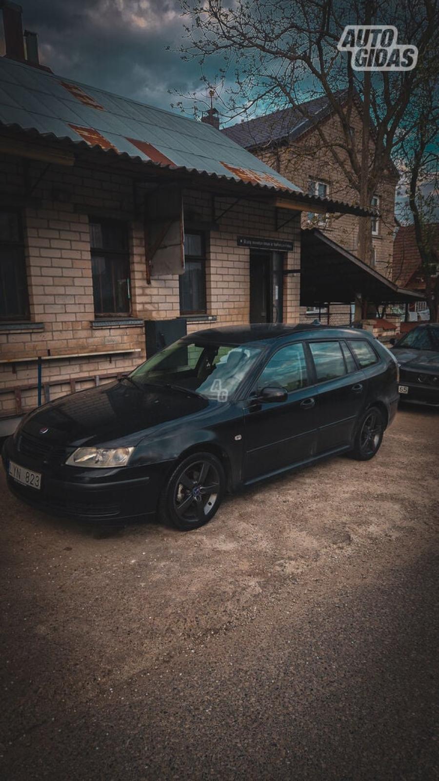 Melns Saab 9-3 2006 Viļņa, ar dzinēja tilpumu 1.90 L un nobraukumu 400 tūkst. km par 800 €, foto 1 vietnē AUTOMOTO.COM.LV