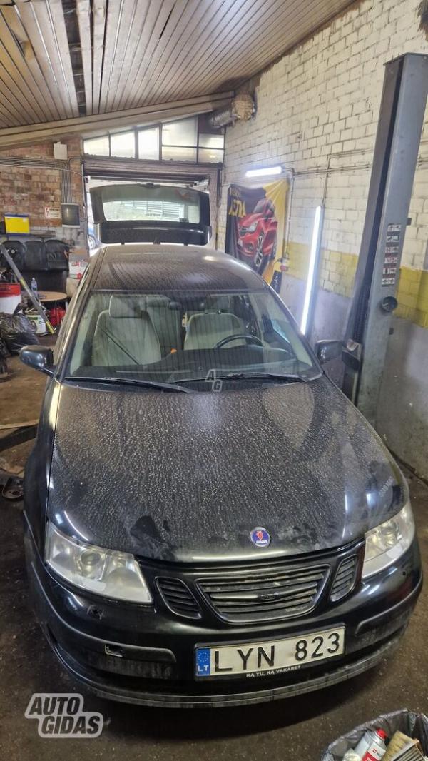 Black Saab 9-3 2006 in Vilnius, with an engine capacity of 1.90 L and mileage of 400 thousand km for 800 €, photo 10 on AUTOMOTO.COM.LV