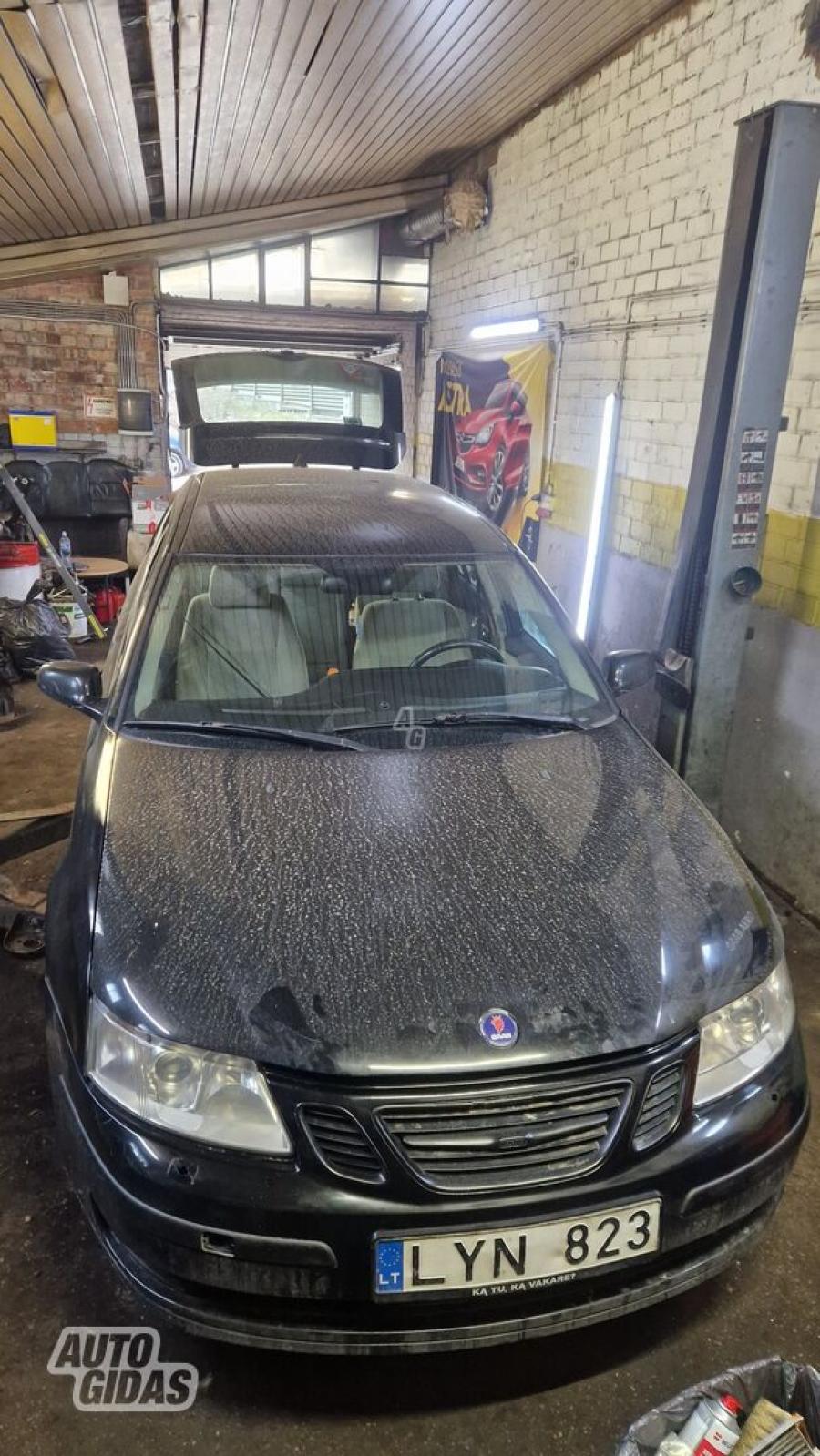 Melns Saab 9-3 2006 Viļņa, ar dzinēja tilpumu 1.90 L un nobraukumu 400 tūkst. km par 800 €, foto 11 vietnē AUTOMOTO.COM.LV