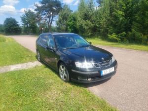 Melns Saab 9-3 2006 Kohtla-Jerve, ar dzinēja tilpumu 1.90 L un nobraukumu 418 tūkst. km par 1500 €, foto  vietnē AUTOMOTO.COM.LV